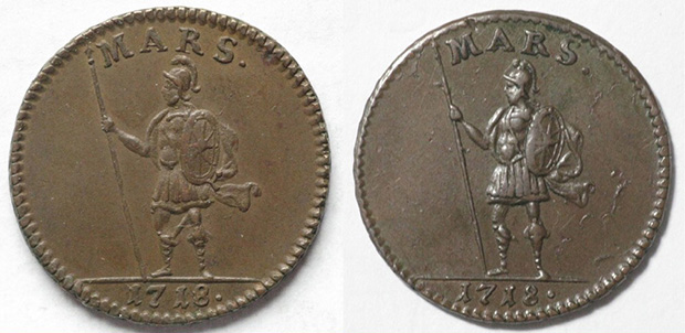 Varianter på nödmyntet MARS – Falcoin.se